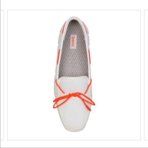 Swims | Shoes | 6 For 2 Swims White With Coral Loafers Great For The ...